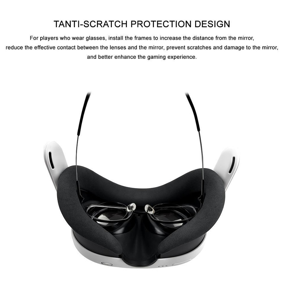 For Meta Q uest 3 VR Glasses Lens Protector Frame VR Headset Mirror ...