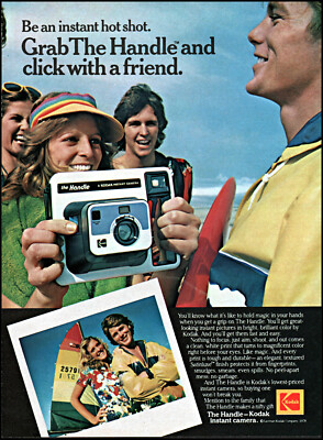1978 Teenagers using The Handle Kodak Camera vintage photo print ad ...