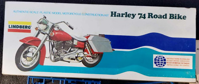 RARE LINDBERG Harley 74 Road Bike Harley Davidson Motorcycle Model 1974 ...
