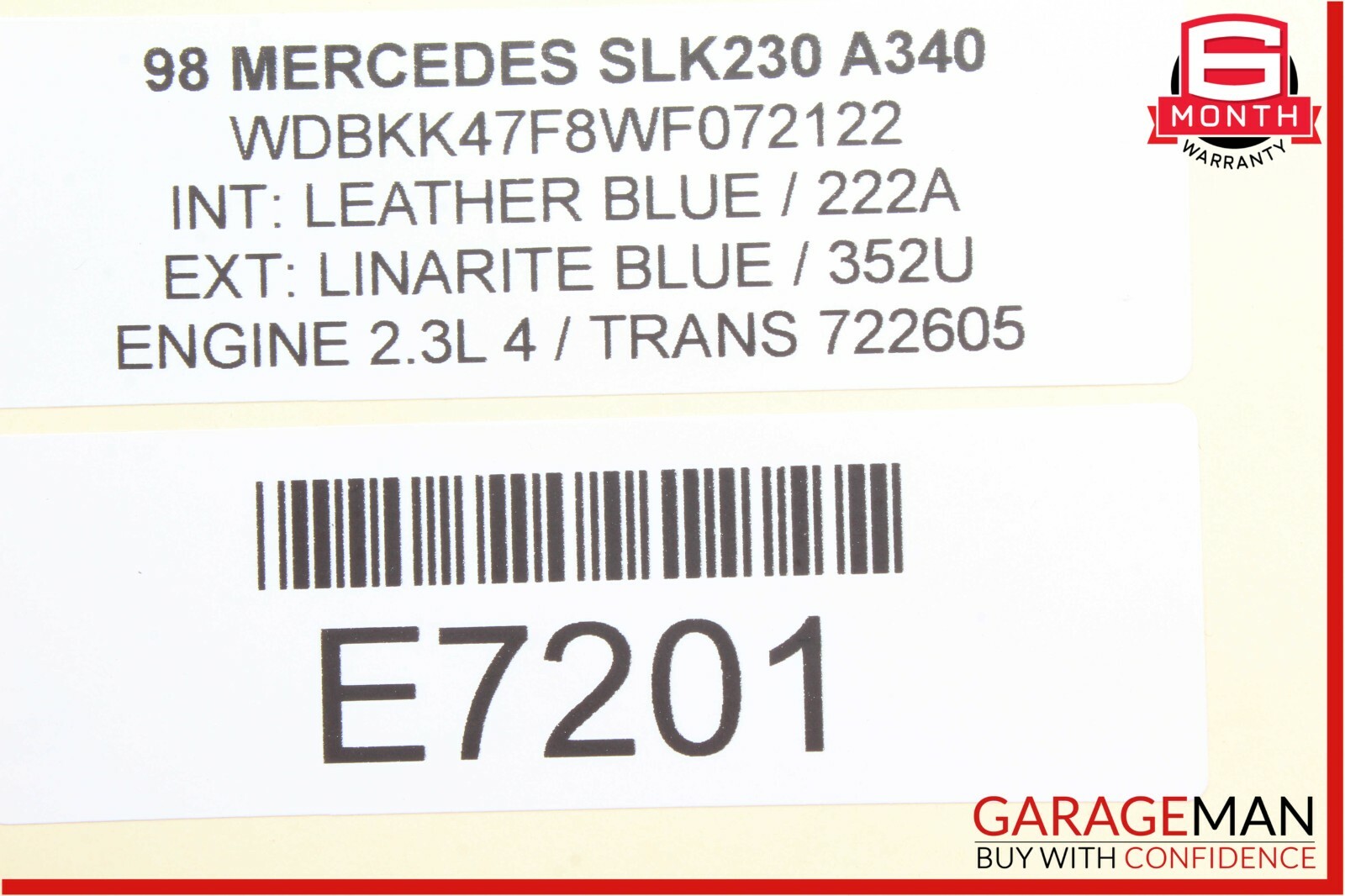97-04 Mercedes R170 SLK320 SLK230 Car Phone Telephone Antenna Booster ...
