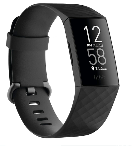 Fitbit Charge 4 Activity Tracker FB417BKBK GPS Heart Rate -Black/Purple ...