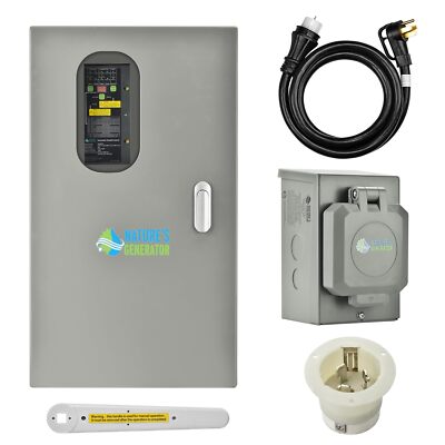 Nature's Generator Automatic Transfer Switch 120/240V 50A Power ...