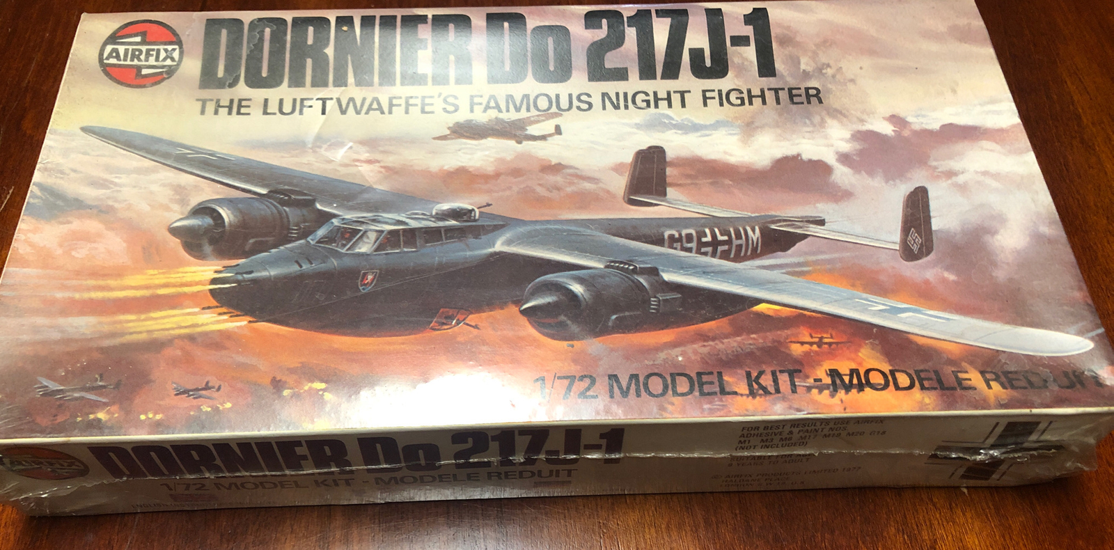 Airfix 4020 1/72 Ww2 German Dornier Do 217 J/e OOP Model Kit MIB for ...