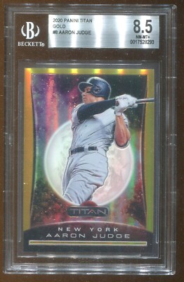 Aaron Judge 2020 Panini Titan Gold #8 / 10 Graded 8.5 Gem Mint BGS | eBay