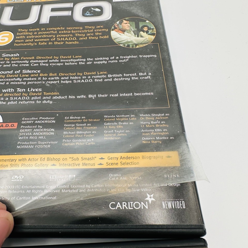 Gerry Anderson UFO Complete Megaset (DVD, 2003, 8-Disc Set) A&E ...