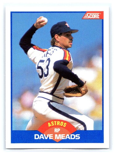 1989 Score Baseball #593 Dave Meads Houston Astros | eBay
