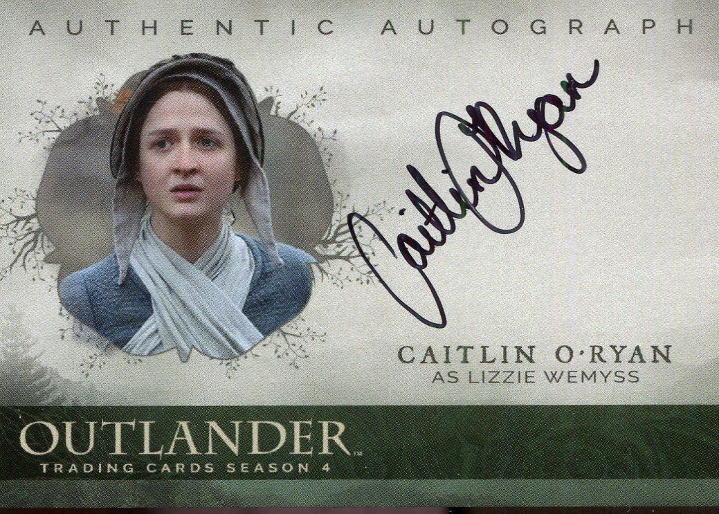 Outlander Season 4 Autograph Card CO Caitlin O'Ryan as Lizzie Wemyss | eBay