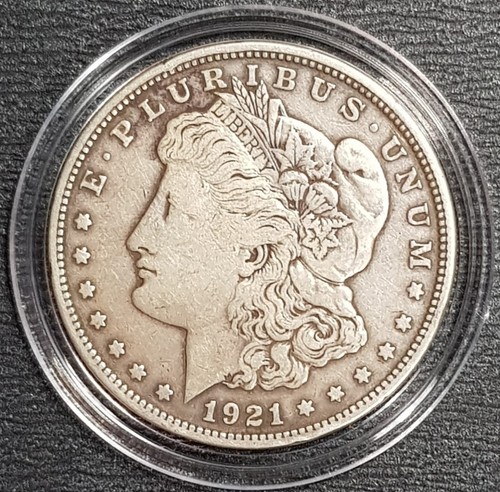 1921 US OF AMERICA 1 Dollar "Peace Dollar" Silver26.2g Ø38(+FREE1 coin ...