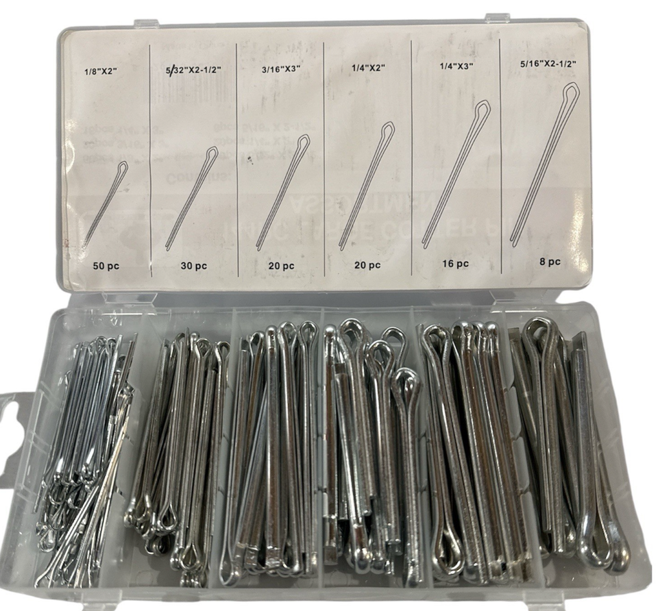 144pc Goliath Industrial Large Cotter Pin Assortment Kit ~ LCP144 | eBay