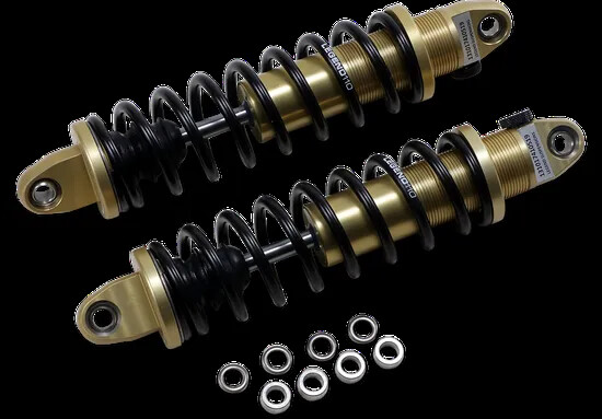 Legend REVO-A Coil Shock Pair Gold 13in Harley Road Glide 99-21 | eBay