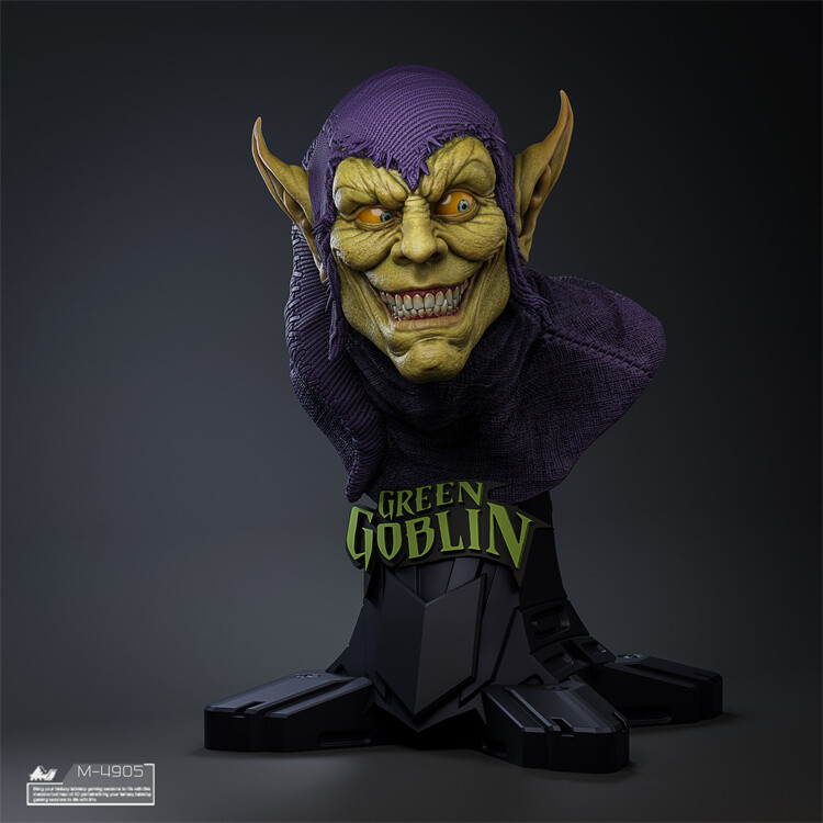 Green Goblin Unassembled Unpainted 3D Printing Resin Model Kits Garage ...