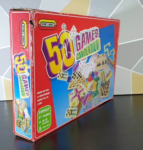 50 Games Compendium Family fun Strategy Kids Spears Games Toys Puzzles ...