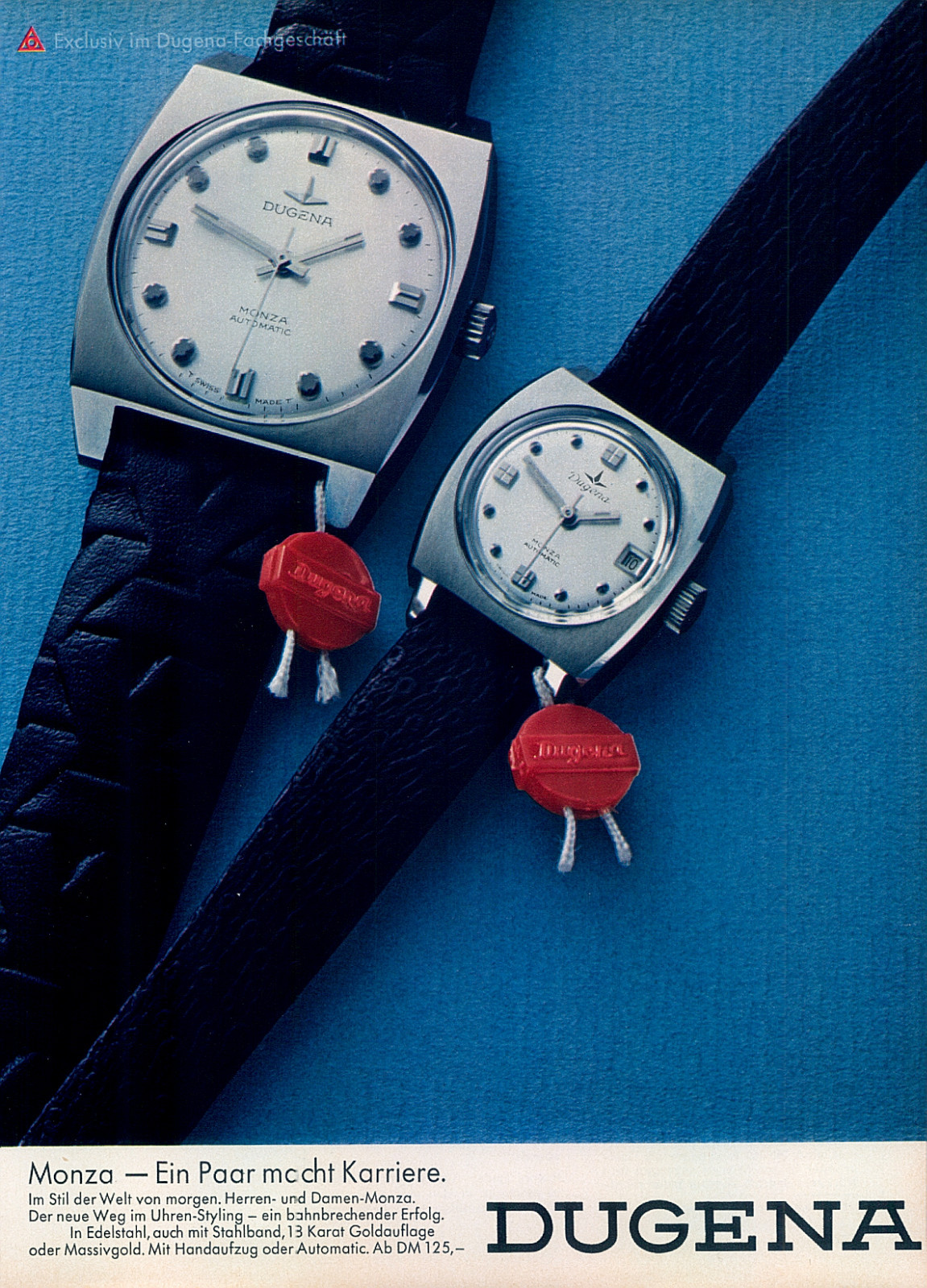 Dugena-Monza-1970-II-Reklame-Werbung-vintage print ad-Vintage ...