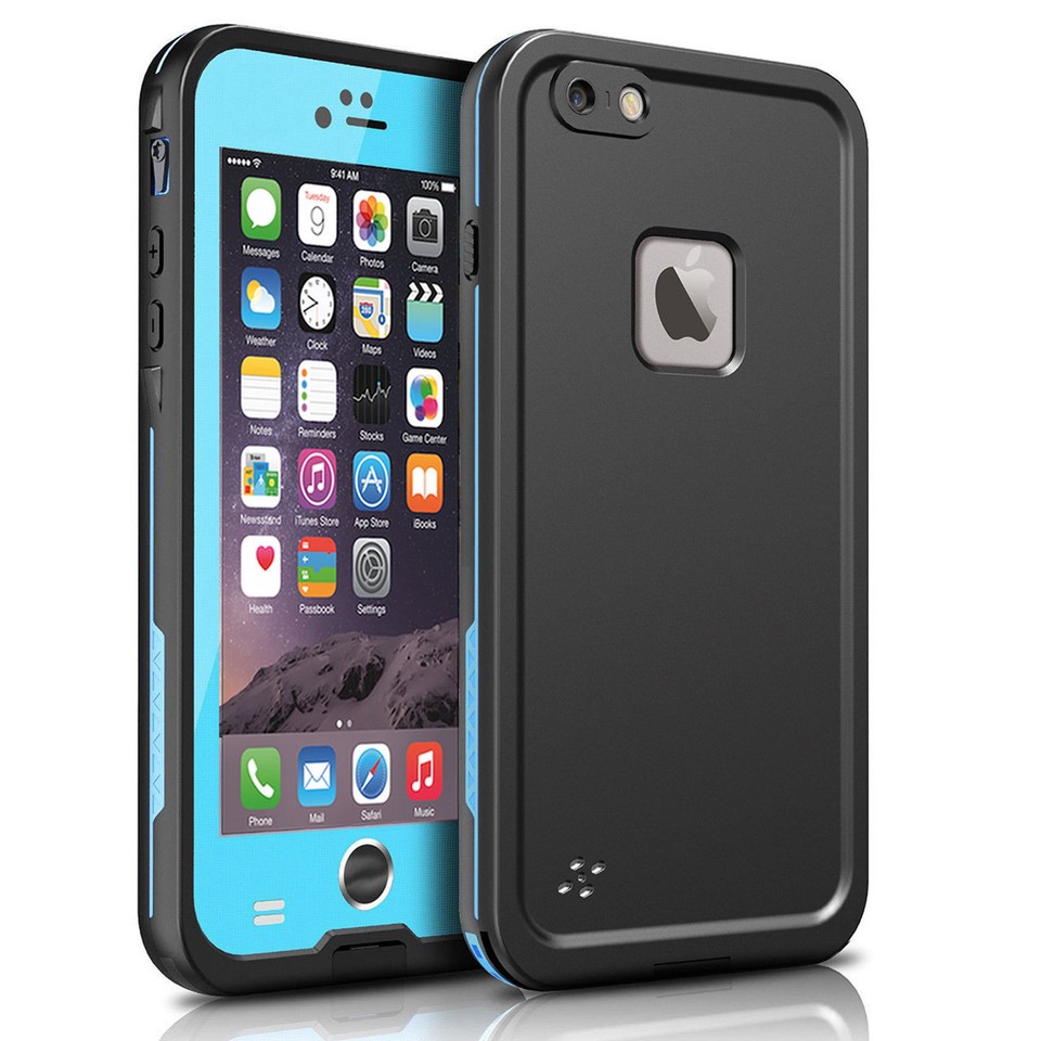 For Apple iPhone 6s 6 Plus Waterproof Case Cover w/ Built-in Screen ...