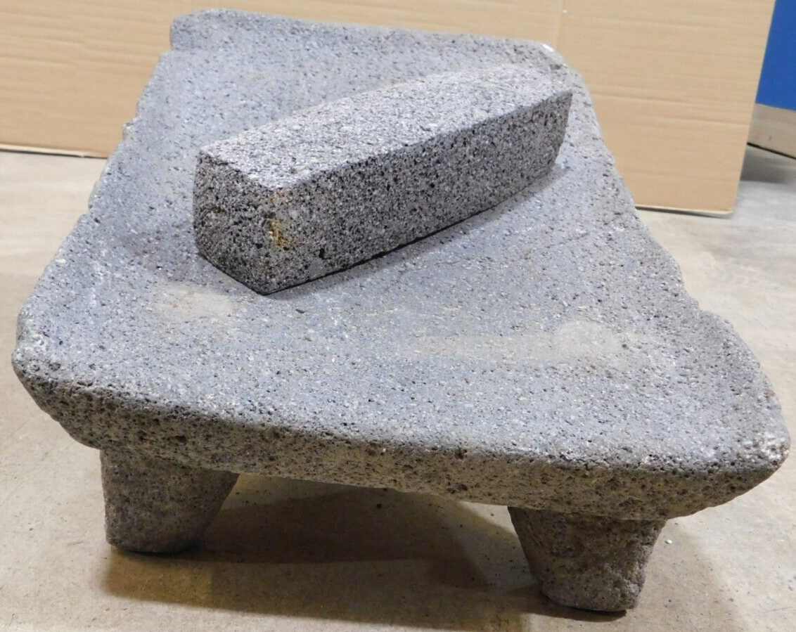 Antique Metate #65-Grinder-Rustic-Complete-Old Mexican--Primitive-11 ...