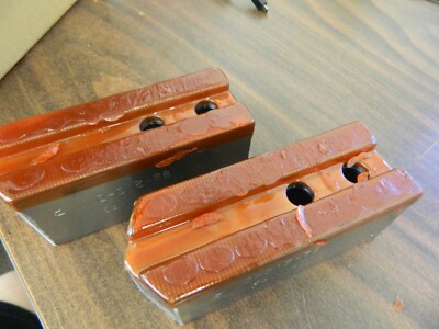 H & R MANUFACTURING Soft Lathe Chuck Jaw 2 pcs: Serrated HR-82-2.0-OP ...