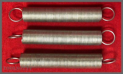 WB Jones Model 91 9/16 x 4" Extension Spring Lot of 3 Zinc Plated | eBay