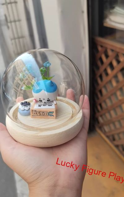 Chiikawa Hachiware Usagi Figure Crystal Ball Night Light Small Table ...