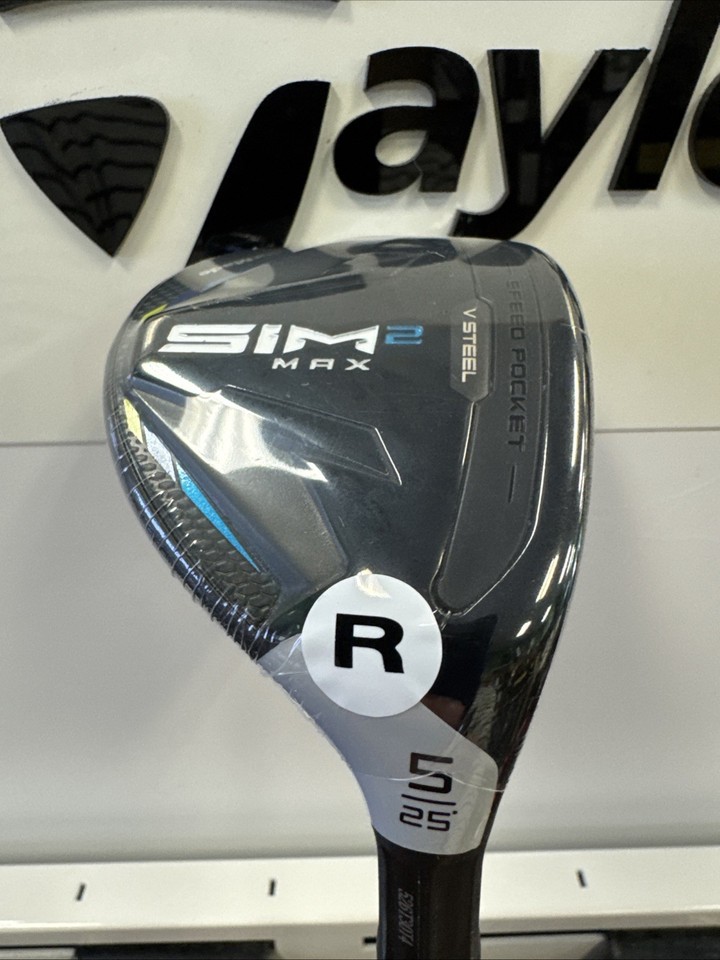 TaylorMade Golf SIM2 Max Hybrid Rescue Club, #5 25 Degree Graphite ...