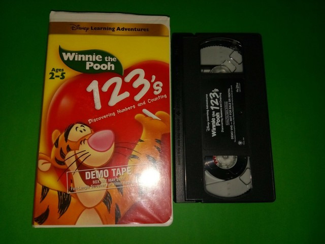 Winnie The Pooh 123s (VHS, 2004) for sale online | eBay