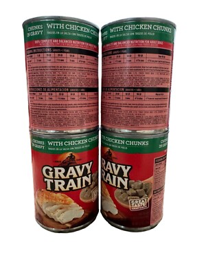 Gravy Train Chicken Chunks in Gravy 13.2oz 5 Count NEW | eBay