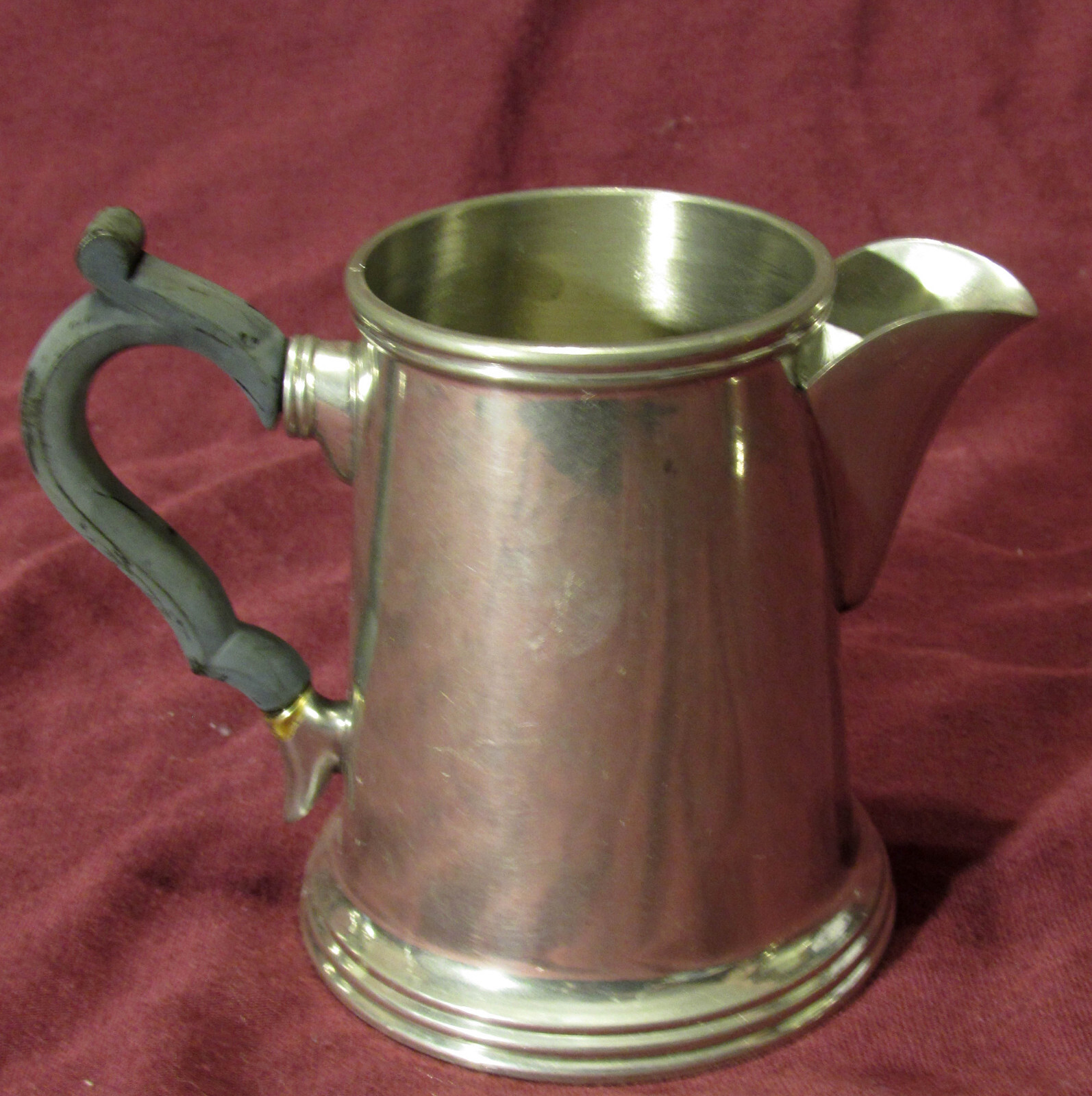 Vtg RARE Kirk Pewter Coffee Pot Set 827, 10", with Creamer 830 and ...