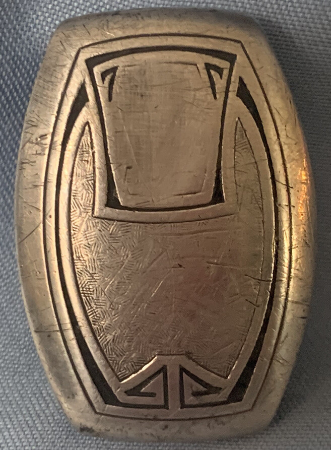 Antique 1920’s Hickok Sterling Silver Belt Buckle Not… - Gem