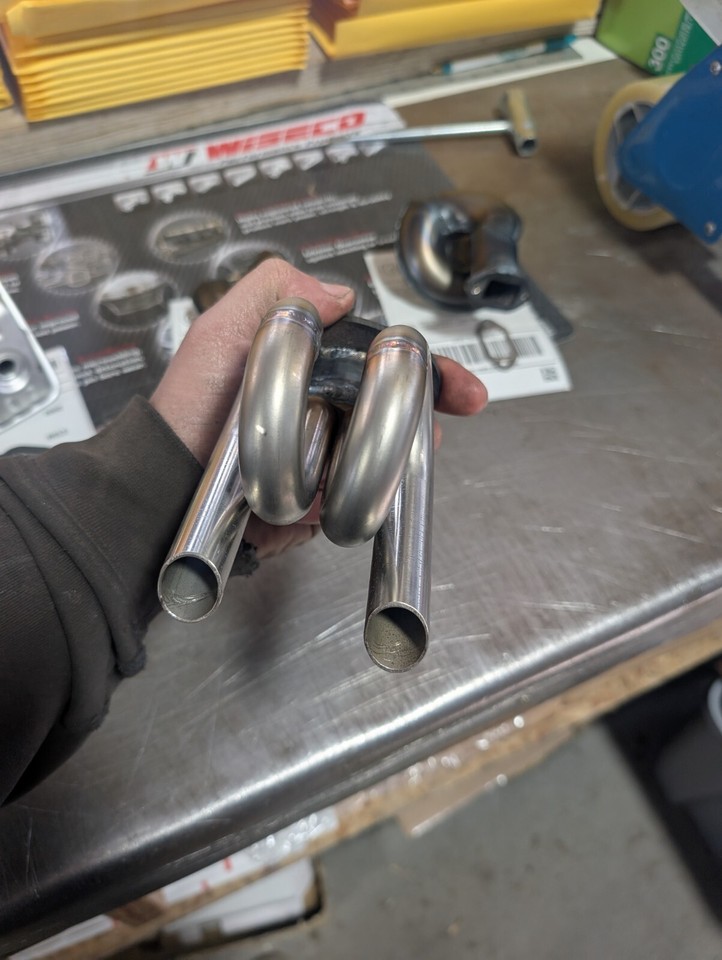 Husqvarna rams horn extreme dual port muffler mod pipe 592XP 592 XP 585 custom | eBay