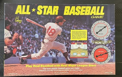 1968 All Star Baseball Board Game Cadaco 62 Discs With 4 Pegs Vintage ...