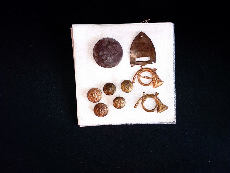 U.S. Civil war era collection of original period items cavalry related ...