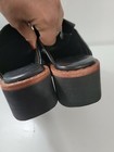 Coach Womens Turnlock Creepers Slide Mules Black Fringe Size 5 | eBay