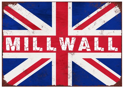 Millwall union jack metal wall sign | eBay