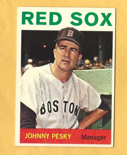 1964 topps set break # 248 JOHNNY PESKY boston red sox manager NM | eBay