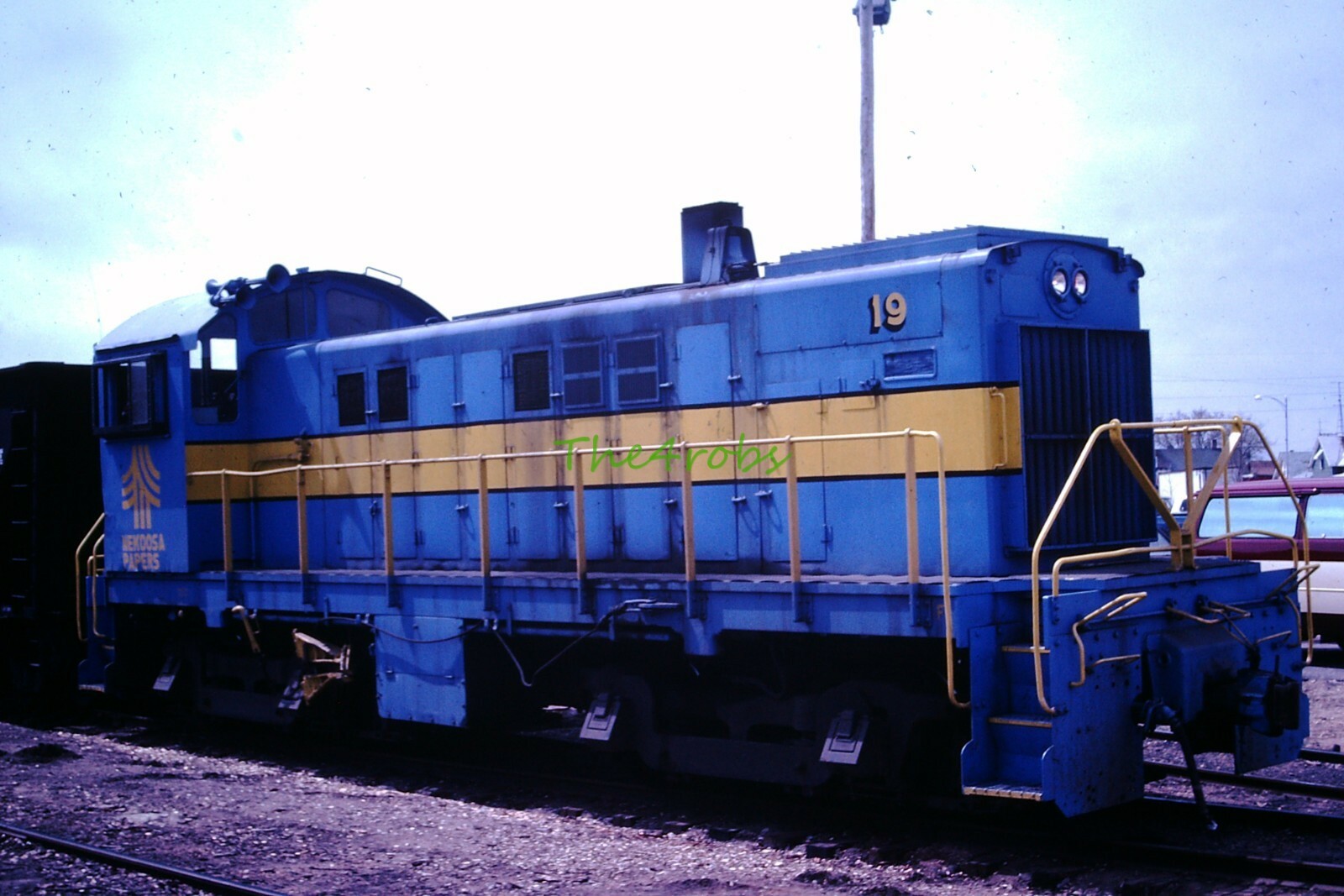 Original 1984 Nekoosa Paper Locomotive 35mm Slide #119 | eBay