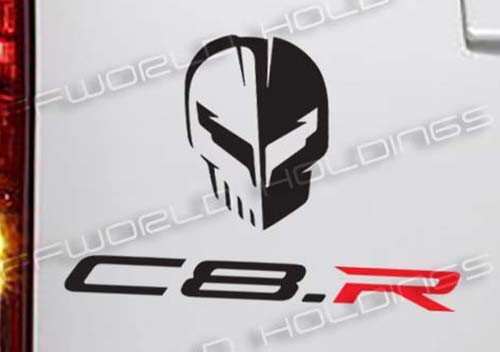 CORVETTE RACING C8.R sticker decal JAKE skull Le Mans IMSA FIA GT Z07 ...