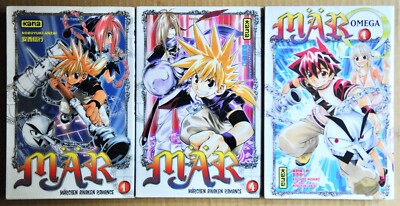 LOT DE 3 MANGA - MAR TOME 1 ET 4 / MAR OMEGA TOME 1 - NOBUYUKI ANZAI ...