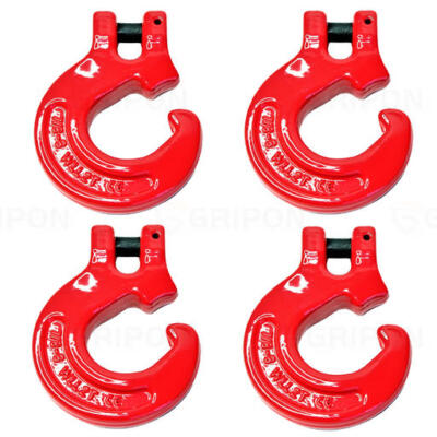 GRIPON (Pack of 4) 5/16" G80 Logging Chain Choker Hook - 4400 Lbs WLL ...