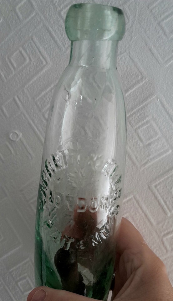 Victorian Barrett & Eller's Stick Patent Bottle London Double Sided ...