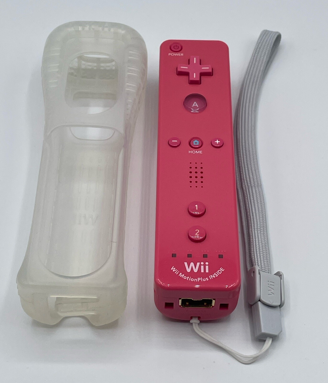 OEM Pink Wii Remote Controller MOTION PLUS Nintendo Genuine Official ...