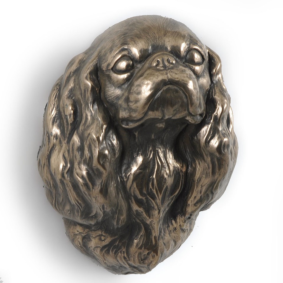 Cavalier King Charles, Statuette hanging on a wall, Bronze, Art Dog | eBay