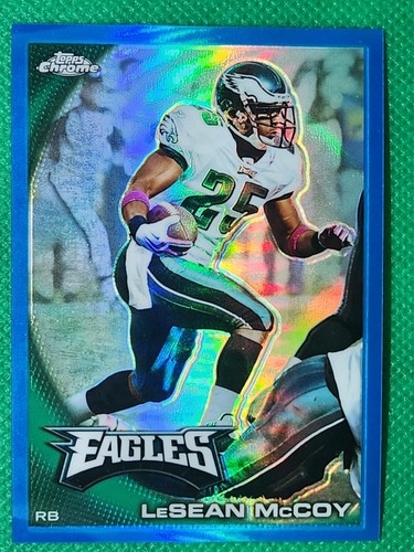 2010 Topps Chrome Blue REFRACTOR /199 LeSean McCoy NICE Philadelphia ...