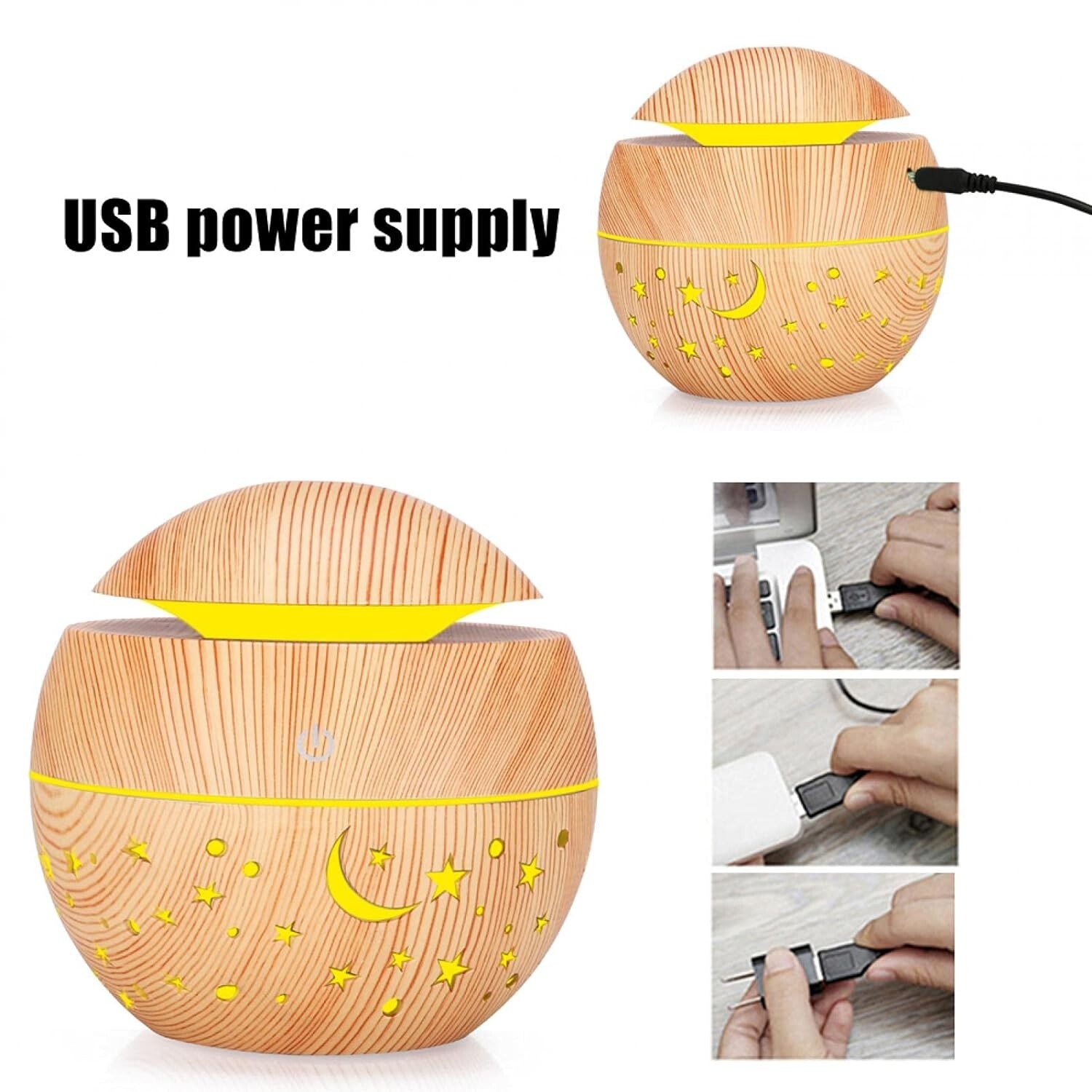 Aroma Diffuser, Air Atomizer, Air Humidifier, Portable Hollow Mist ...