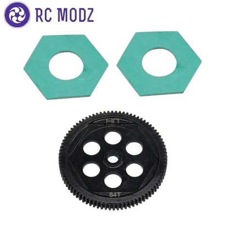 Hot Racing STTX848 Losi 22S Steel Spur Gear & Slipper Pads 48p 84t ...