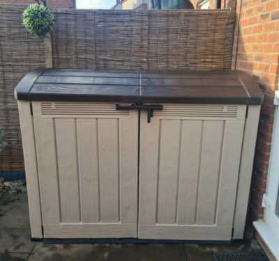 Keter Store It Out ULTRA Garden Lockable Storage Bike Shed 177 x 134cm ...