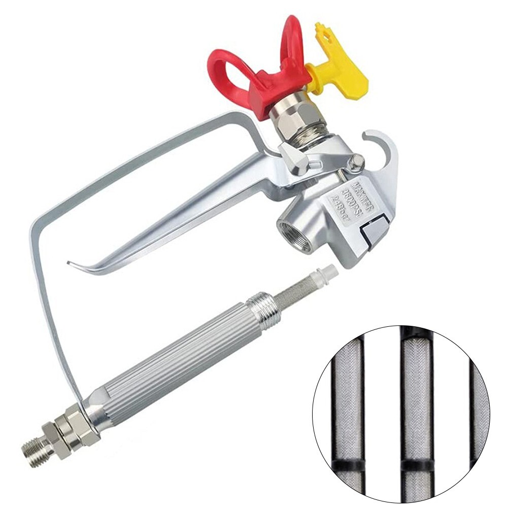 Premium Stainless Steel Airless Spray Filters 5 Pack 60 Mesh Black Pack ...