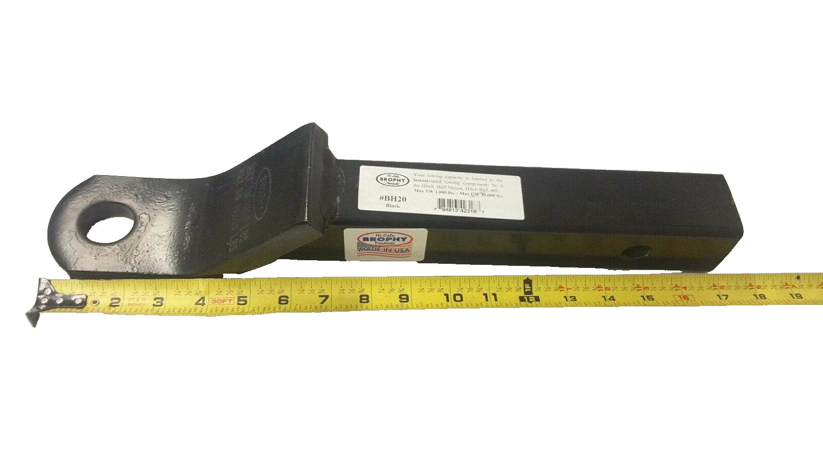 2" Drop Long Receiver Hitch Trailer Ball Mount 10000# USA MADE Solid ...