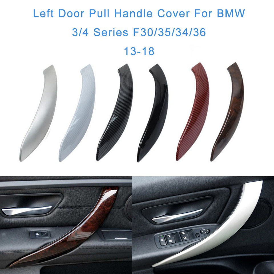 Silver Car Left Door Pull Handle Cover For BMW 3/4 Series F30/F35/F34 ...