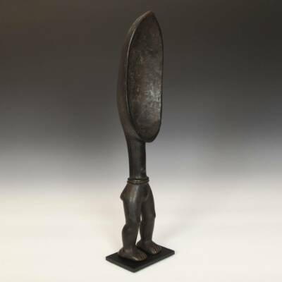 VINTAGE ANTHROPOMORPHIC SPOON DAN CARVED WOOD LIBERIA WEST AFRICA 20TH ...