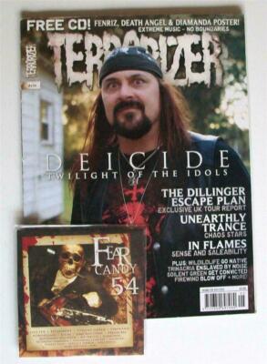 TERRORIZER Magazine #170 2008 WITH CD DEICIDE DILLINGER ESCAPE PLAN IN ...