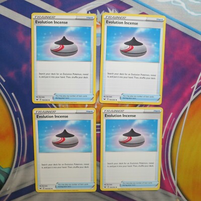4X Evolution Incense 163/202 Sword & Shield Pokemon TCG Card NM | eBay